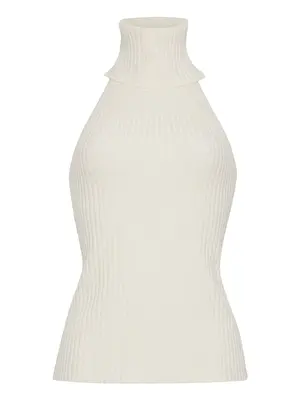 Cara Cara Samson Ribbed Knit Top - Ivory