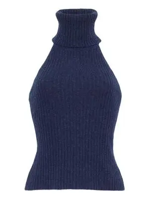 Cara Cara Samson Open Back Halter Top - Slate