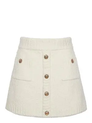Cara Cara Kelsey Boucle Mini Skirt - Ivory