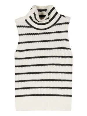 FORTE_FORTE Forte Forte Striped Sleeveless Blouse