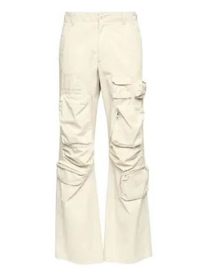 MAISON MARGIELA Cotton Gabardine-weave Cargo Trousers - Neutrals