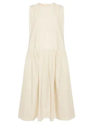 JNBY A-line Sleeveless Dress - White
