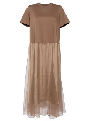 JNBY Short Sleeve Dress - Brown