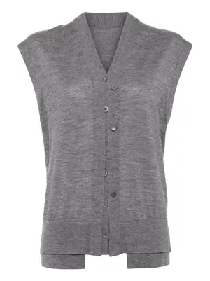 JNBY Wool Knit Waistcoat - Grey