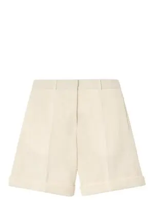 JIL SANDER Linen Tailored Shorts - Neutrals
