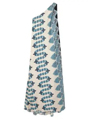 La DoubleJ Roy One-shoulder Maxi Dress - Blue