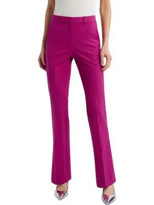 Theory Theory Slim Fit Stretch Wool Trousers Wildflower