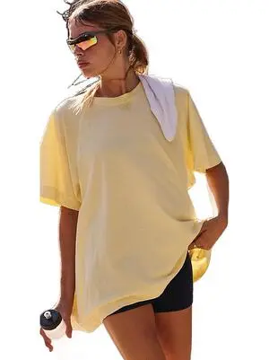 Free People Icon Tee - Sunlit Yellow