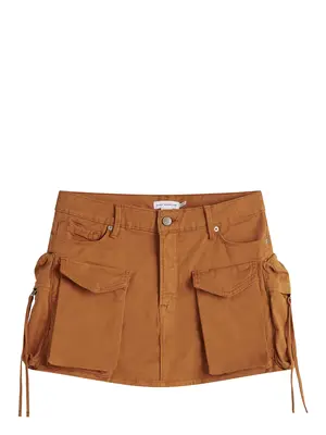 Good American Cargo Mini Skirt - Canyon