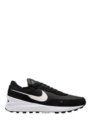 Nike Waffle One Leather Sneakers - Black/white