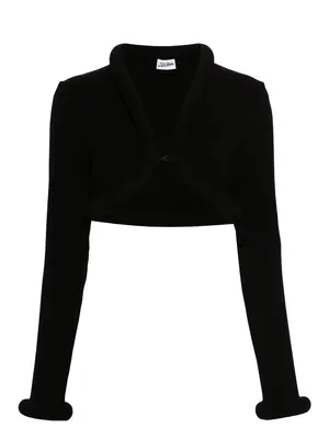JEAN PAUL GAULTIER Jean Paul Gaultier Padded-Trim Cropped Cardigan