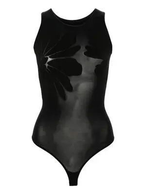 Wolford Body Tattoo Bodysuit - Black