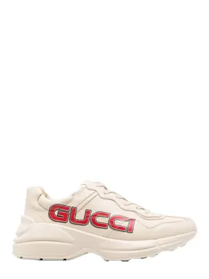 Gucci Logo-print Sneakers - Neutrals