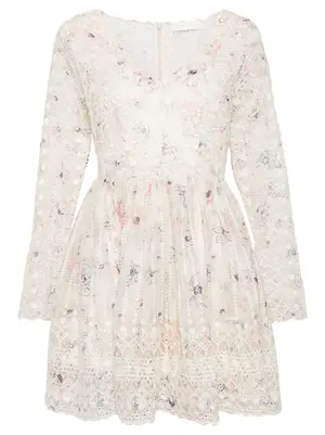 Zimmermann Halliday Mini Dress - White