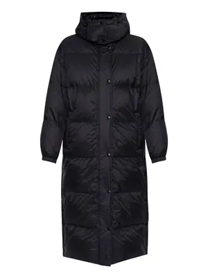 YVES SALOMON Reversible Long Parka - Black