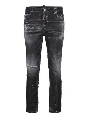 Dsquared2 Distressed Skinny Jeans - Black