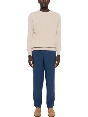 Brunello Cucinelli Crew-neck Cotton Jumper - Neutrals
