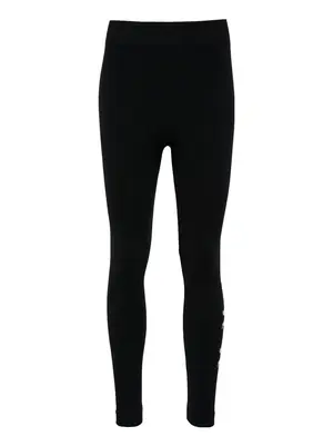 Max Mara Basilea Mid-rise Leggings - Black