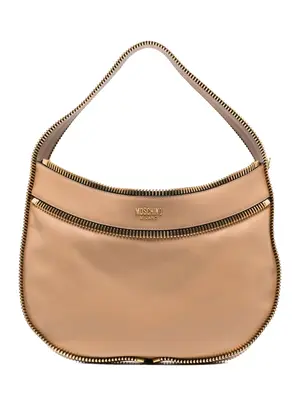 Moschino Lettering Shoulder Bag - Brown