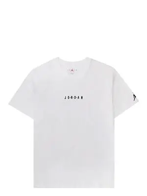 JORDAN Air Spellout Short Sleeve T-shirt - White