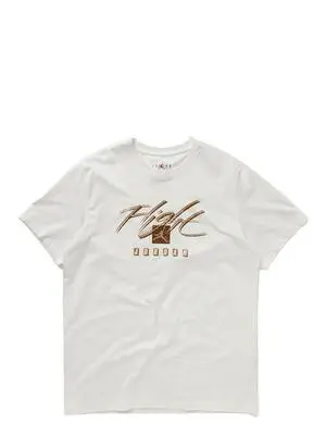 JORDAN Flight Essentials T-shirt - Cream/brown