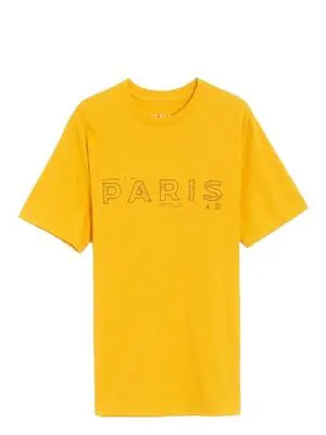 JORDAN Paris Saintgermain T-shirt - Orange/black