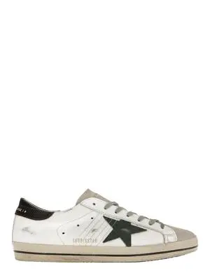 GOLDEN GOOSE Super-star Sneakers - White/green