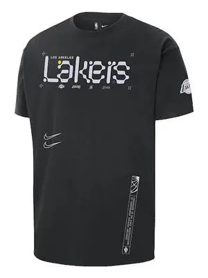 Nike Nba Los Angeles Lakers Max 90 Loose Fit T-shirt - Black