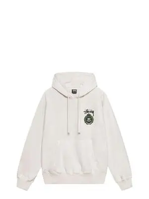 StÜssy Crown Wreath Pigment Dyed Hoodie - Natural