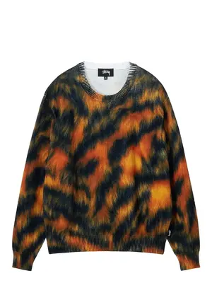 StÜssy Printed Fur Sweater - Tiger