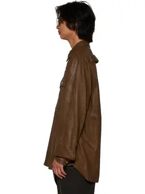 Rick Owens Porterville Outershirt Lemon Bean