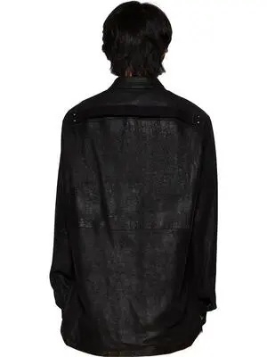 Rick Owens Porterville Outershirt Lemon Black