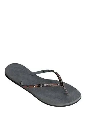 Havaianas Havaianas You Spikes Flip Flop Grey Steel Metal