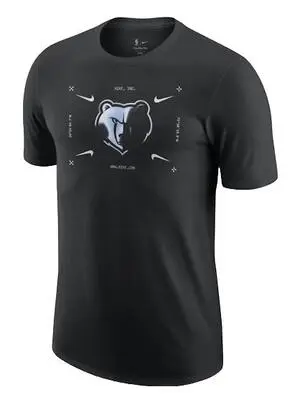 Nike Nba Memphis Grizzlies T-shirt - Black