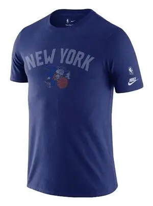 Nike Nba New York Knicks Essential Year Zero T-shirt - Blue