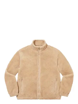 Supreme Star Fleece Jacket - Tan