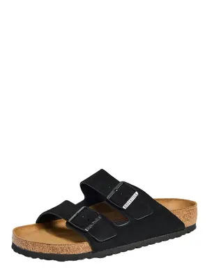 BIRKENSTOCK Arizona Soft Footbed Sandals - Black