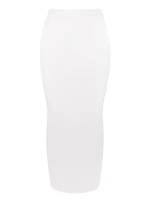 House Of Cb Cotton-twill Maxi Skirt - White