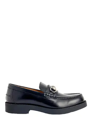 Gucci Horsebit-embellished Leather Loafers - Nero