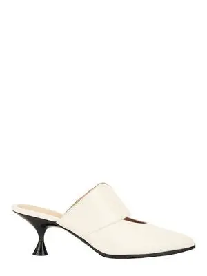 Bottega Veneta Leather Pump - Sea Salt