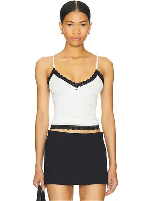 MORE TO COME Oriana Top - White