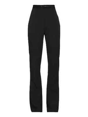 Versace Flared Jersey Pants - Black