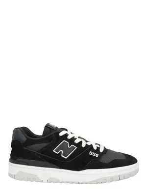 NEW BALANCE Leather Sneakers Black