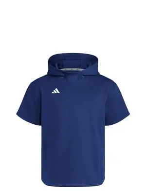 Adidas Dugout Short Sleeve Hoodie - Team Navy