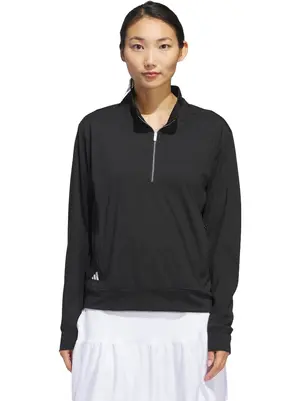 Adidas Ultimate365 Half-zip Layering Top - Black