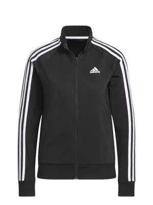 Adidas Primegreen Essentials Warm-up Slim 3-stripes Track Jacket - Black
