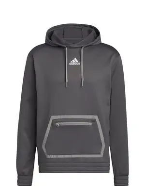 Adidas Team Issue Pullover Fleece Hoodie Team Grey Four / Mgh Solid Grey