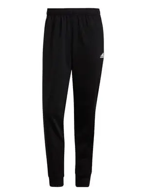 Adidas Essentials Warm-up Tapered 3-stripes Track Pants - Black / White