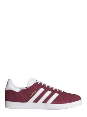 Adidas Gazelle Shoes - Collegiate Burgundy / Cloud White / Gold Metallic