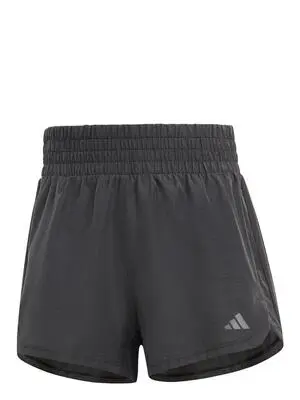 Adidas Pacer Training 3-stripes Woven High-rise Shorts - Black